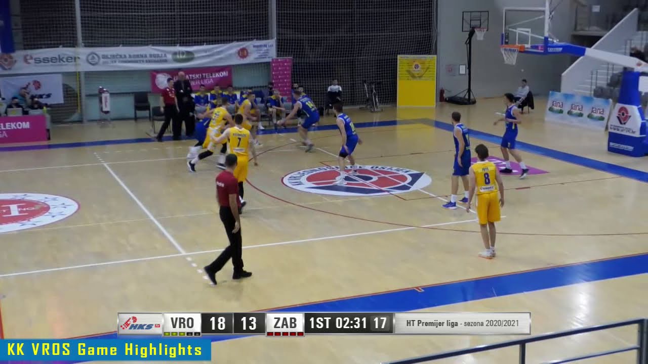 15.kolo HTPL – KK Vrijednosnice Osijek vs. KK Zabok – VROS Game ...